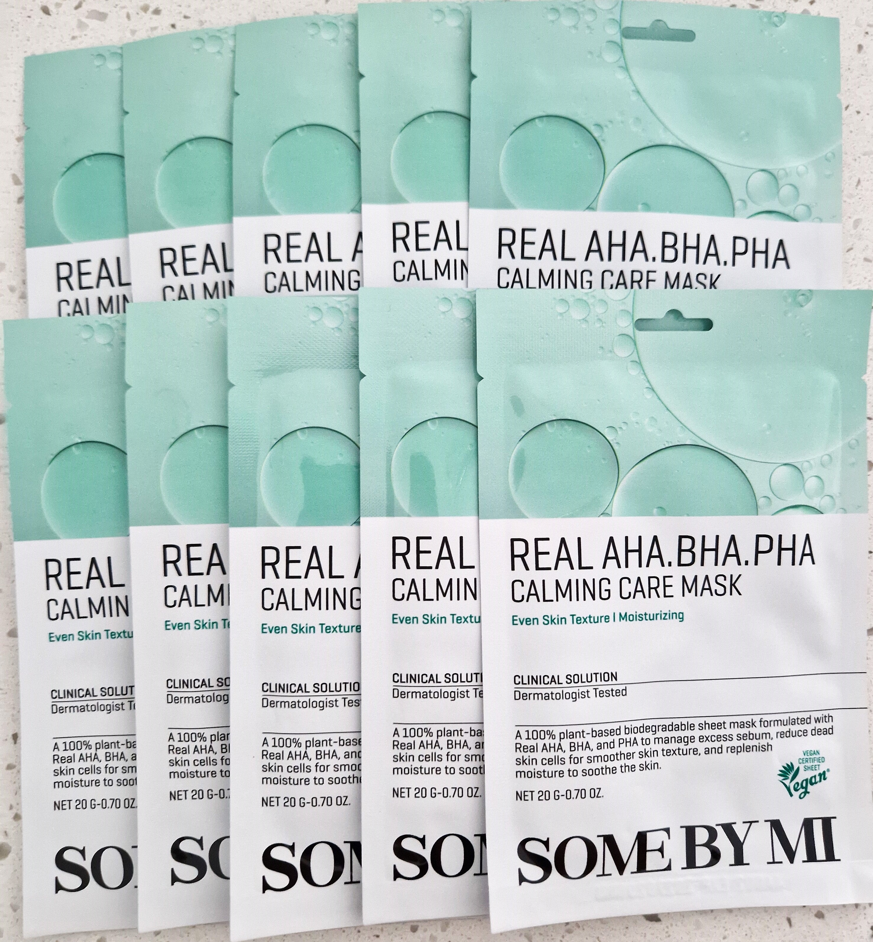 SOME BY MI Real Aha Bha Pha Calming Care Mask - 10 pcs – The SkinCare